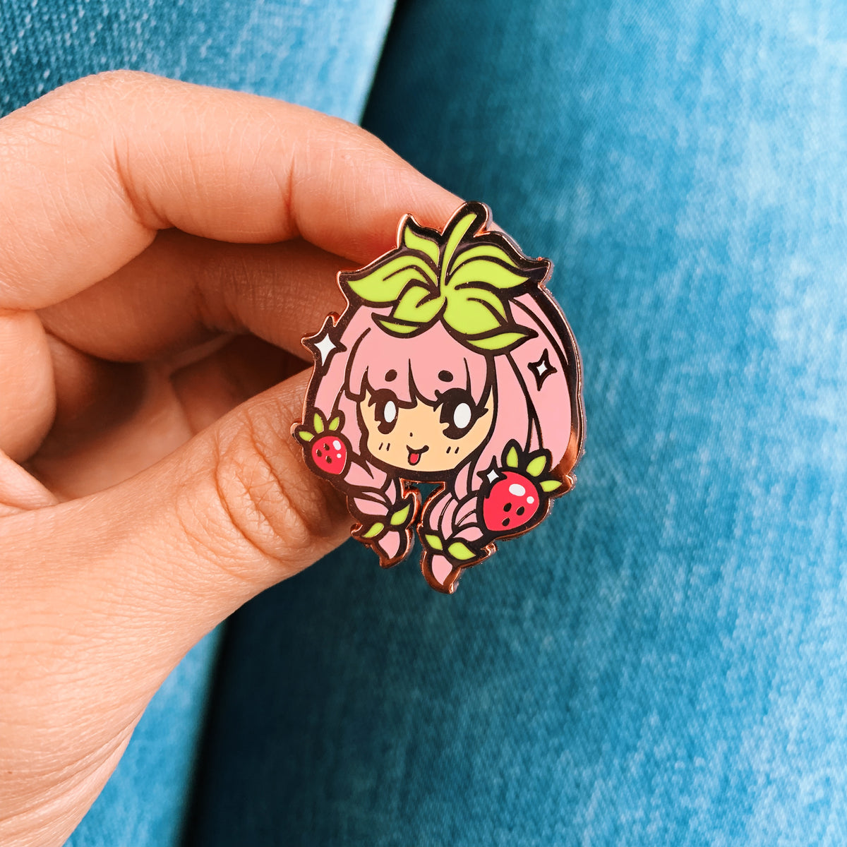 Strawberry Girl Pin – Fifth Element Pins