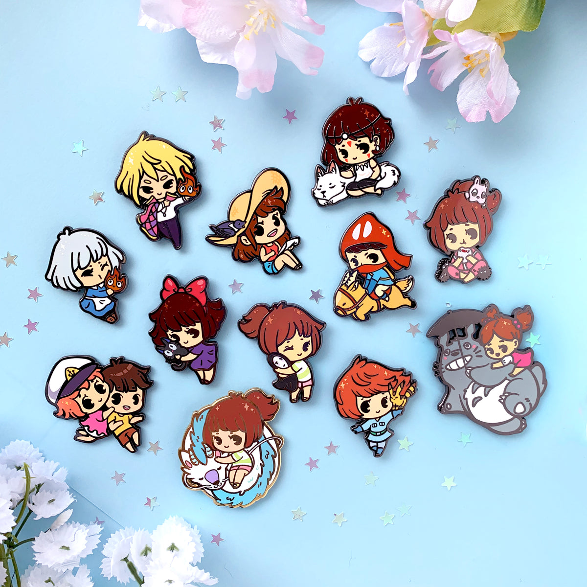 Ghibli Enamel Pins (Complete Set) – Fifth Element Pins
