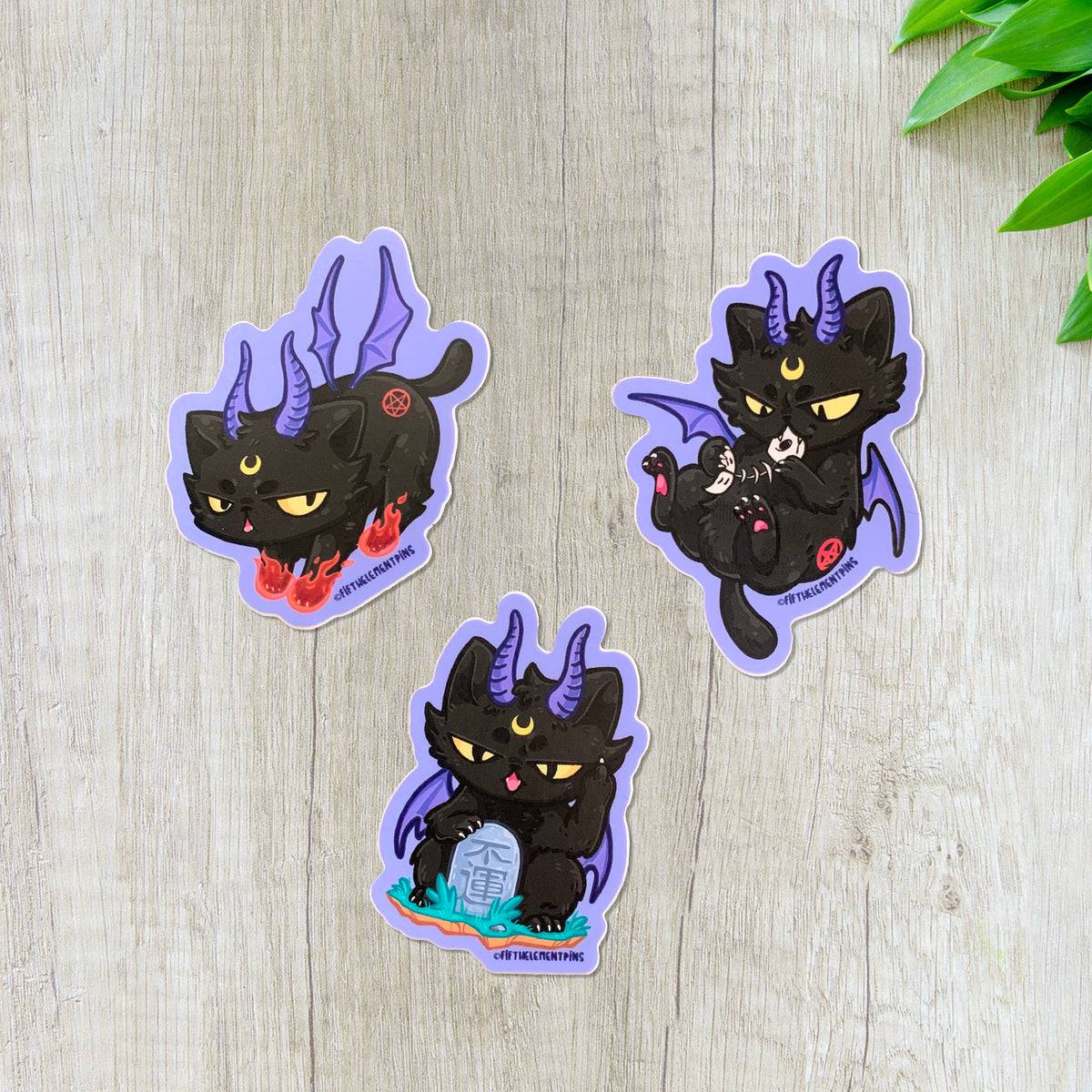 Lucifer Sticker Pack – Fifth Element Pins