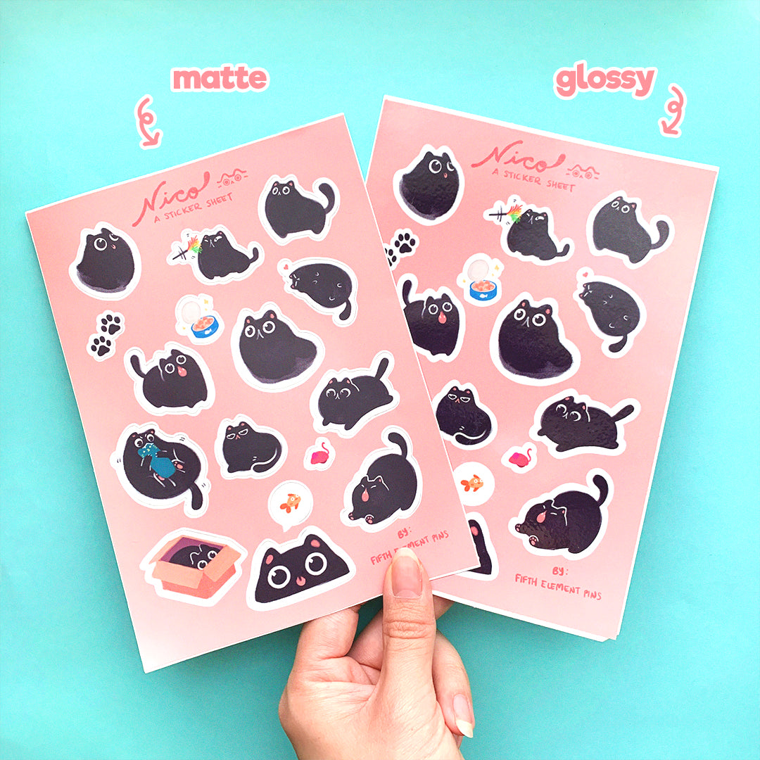 Nico Sticker Sheet – Fifth Element Pins