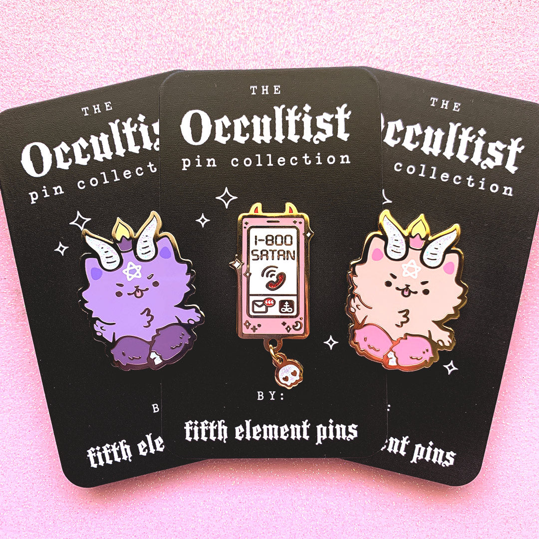 Satan's Hotline Enamel Pin – Fifth Element Pins